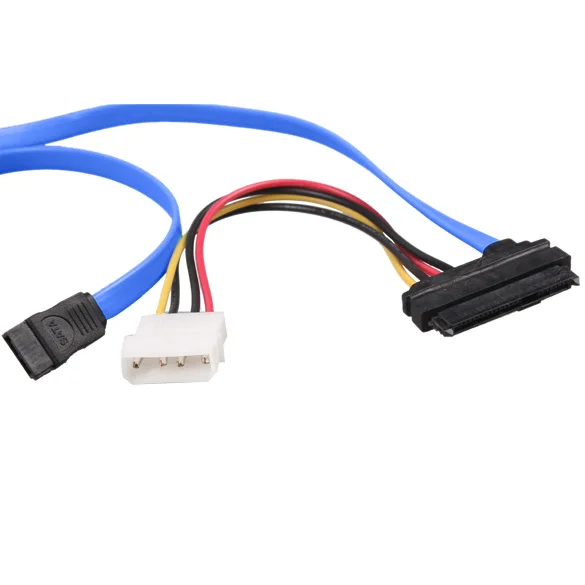 7 Pin SATA Serial ATA to SAS 29 Pin and 4 Pin Power Adapter Connector ...