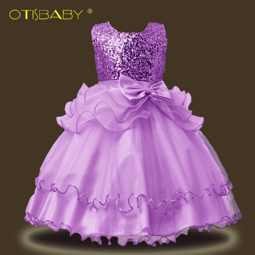 HOT Fashion Girls Sequined Tutu Dress for Girl Child Lotus leaf Flower ...