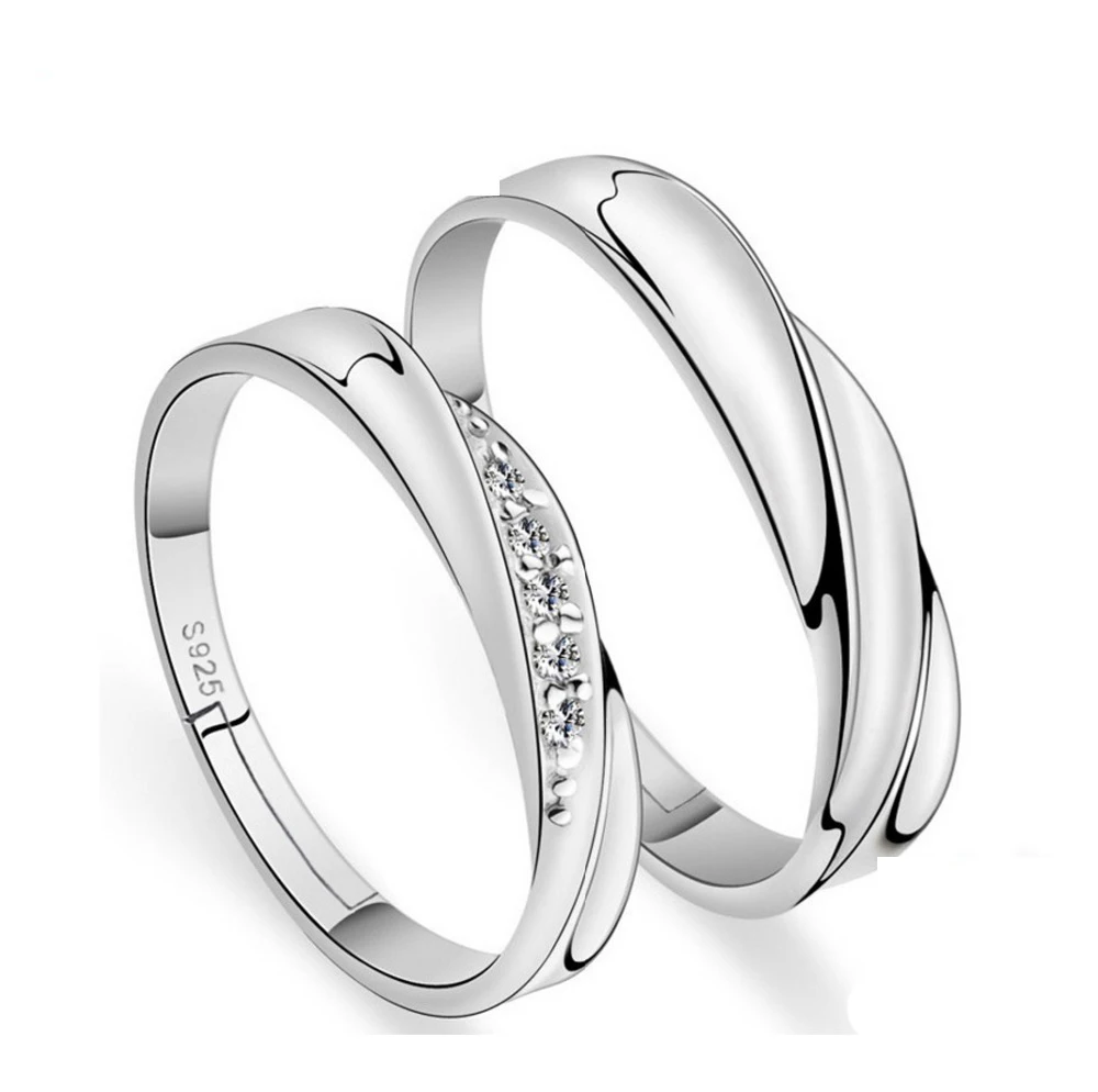 Anillo infinito de moda para mujer, anillos de oro blanco de Amor sin ...