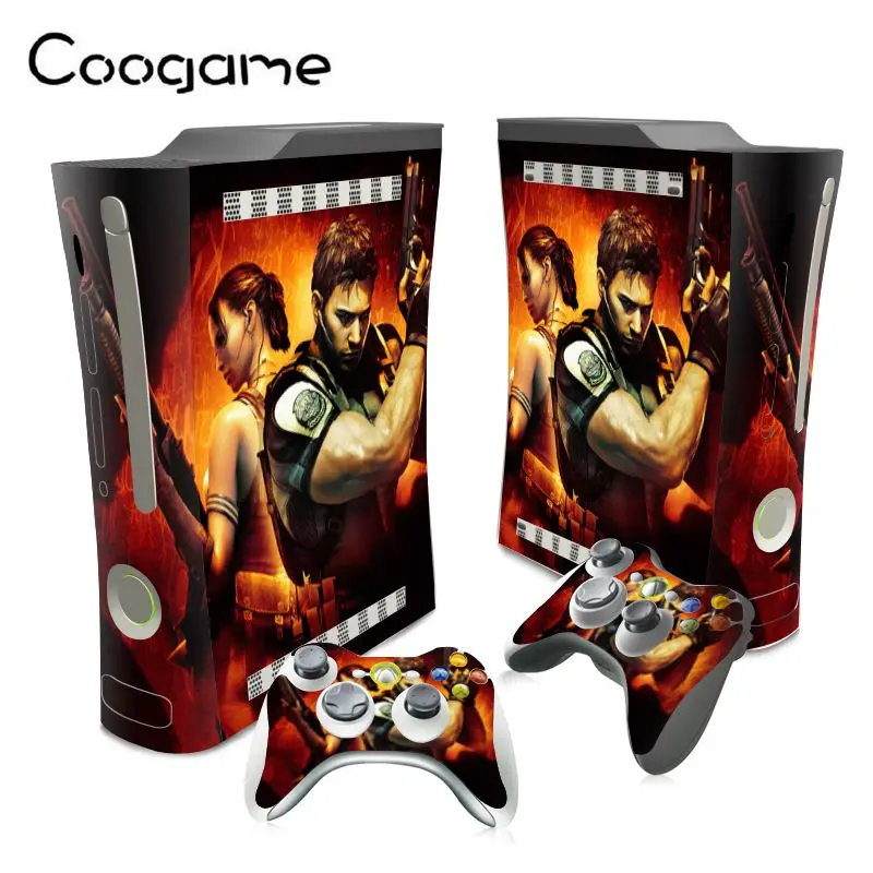PVC Sticker For Microsoft Xbox 360 Fat Console Wireless Controller Game ...