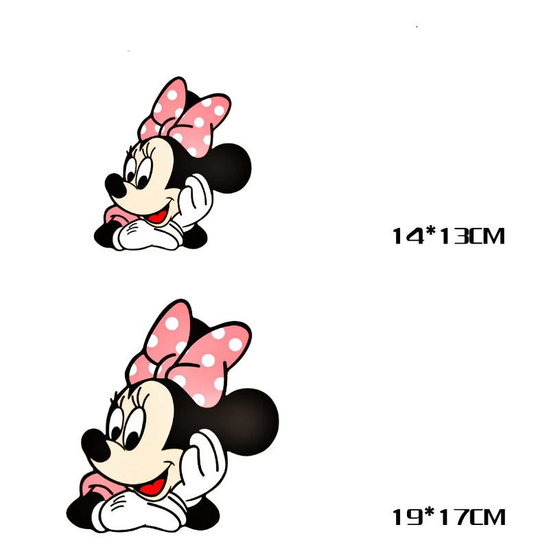 Aliauto Funny Mickey Minnie Mouse Peeping Cartoon Car Sticker Decal for ...