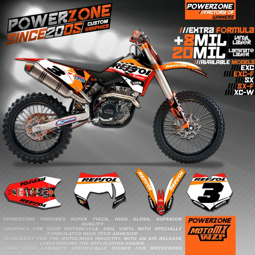 Repsol Decal Sticker 07