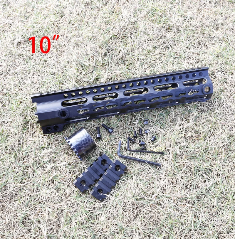 AR 15 Picatinny Gun Rail System For Super Lightweight Aluminum Alloy 10 ...