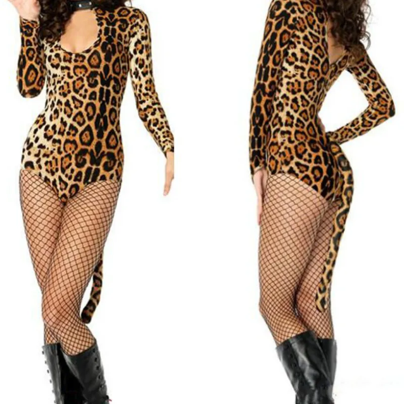 2018 New Fashion Halloween Wild Cat Ladies Siamese Cats Cosplay Sexy