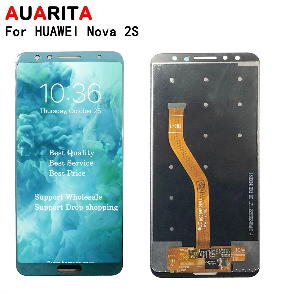 6.0 "LCD Para Huawei Nova 2 S Display LCD Montagem Digitador Da Tela de ...