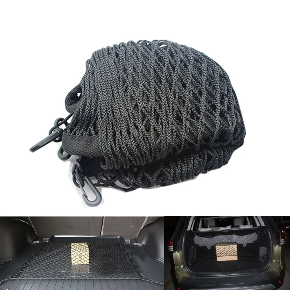 Yibaisite CAR TRUNK CARGO MESH NET 4 HOOK CAR LUGGAGE FOR VW GOLF 6 ...
