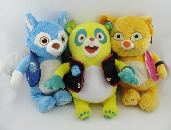 SPECIAL AGENT OSO WOLFIE DOTTY Plush Toy doll 14"free shpping Set of 3 ...