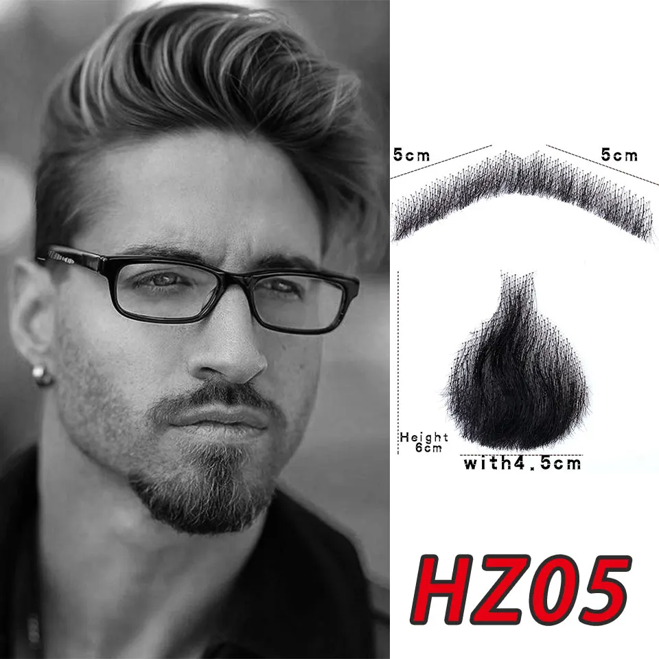 Lace Beard Fake Beard For Men Mustache Hand Made By Real Hair