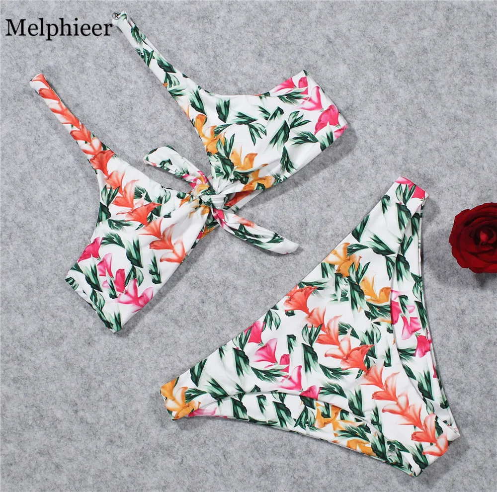 2018 Sexy Ladys Reversible Bikini Chest Bow Knot Brazilian Swimwear