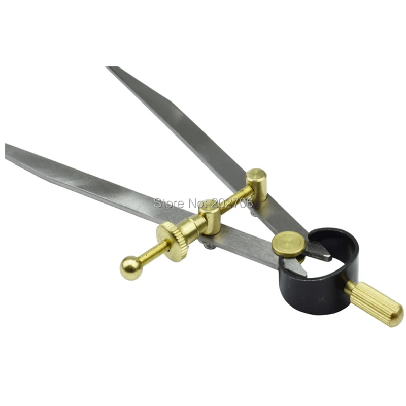 Typeb - Compas de meubles en cuir rotatif, 4 pouces, diviseur'aile ...