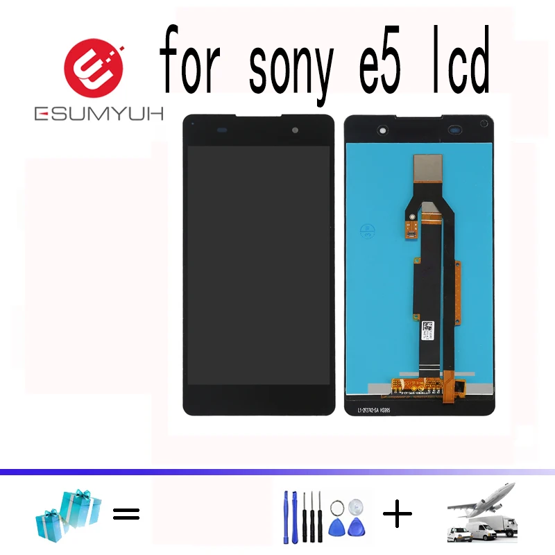 5.0" e5 lcd For Sony Xperia E5 F3311 F3313 E5663 LCD Display Digitizer Touch Screen Black White ...
