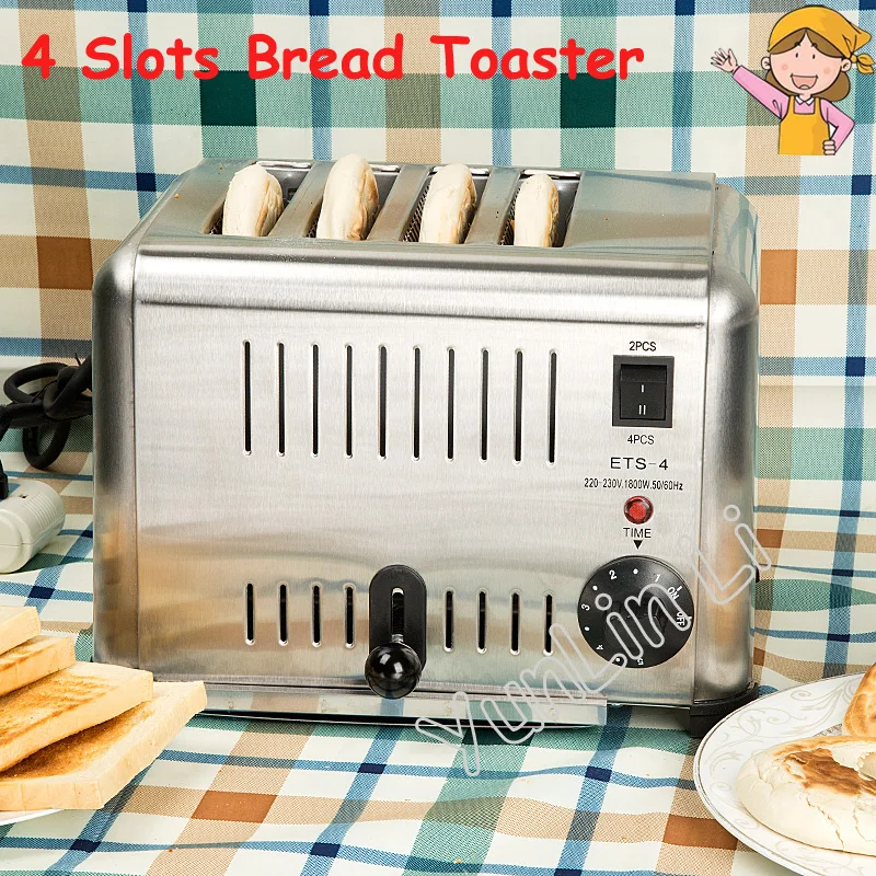 4-Slots-Bread-Toaster-Household-Breakfast-Helper-Breakfast-Assistant ...