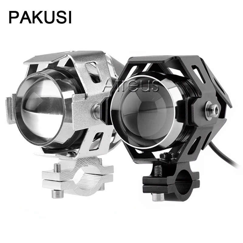PAKUSI-2X-125W-LED-Motorcycle-Headlight-3000LM-Motorbike-Lights-12V ...