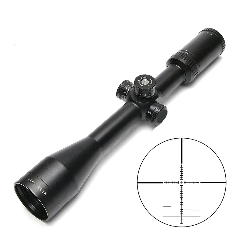 MT 3.8 17X50 SF FFP Sight Tactical Sniper Scope Rifle Sight Hunting ...