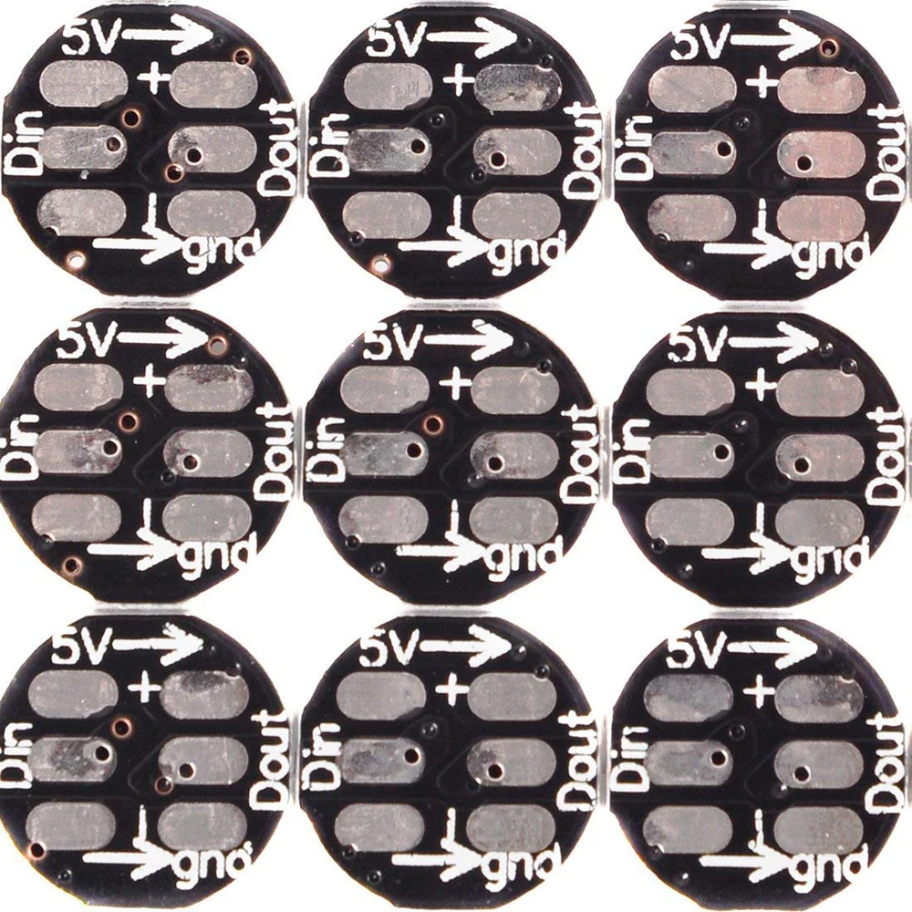 10~1000pcs 4-Pin WS2812B WS2812 LED Chip Heatsink 5V 5050 RGB WS2811 IC ...