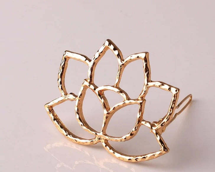 Free Shipping 12pcs/lot European Style Best Selling Lotus Flower Hair ...