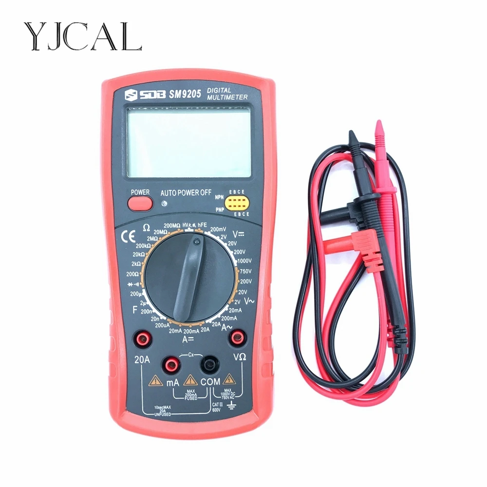 Multimetro-Digital-Multimeter-9205-AC-DC-Ammeter-Capacitance-Voltmeter ...