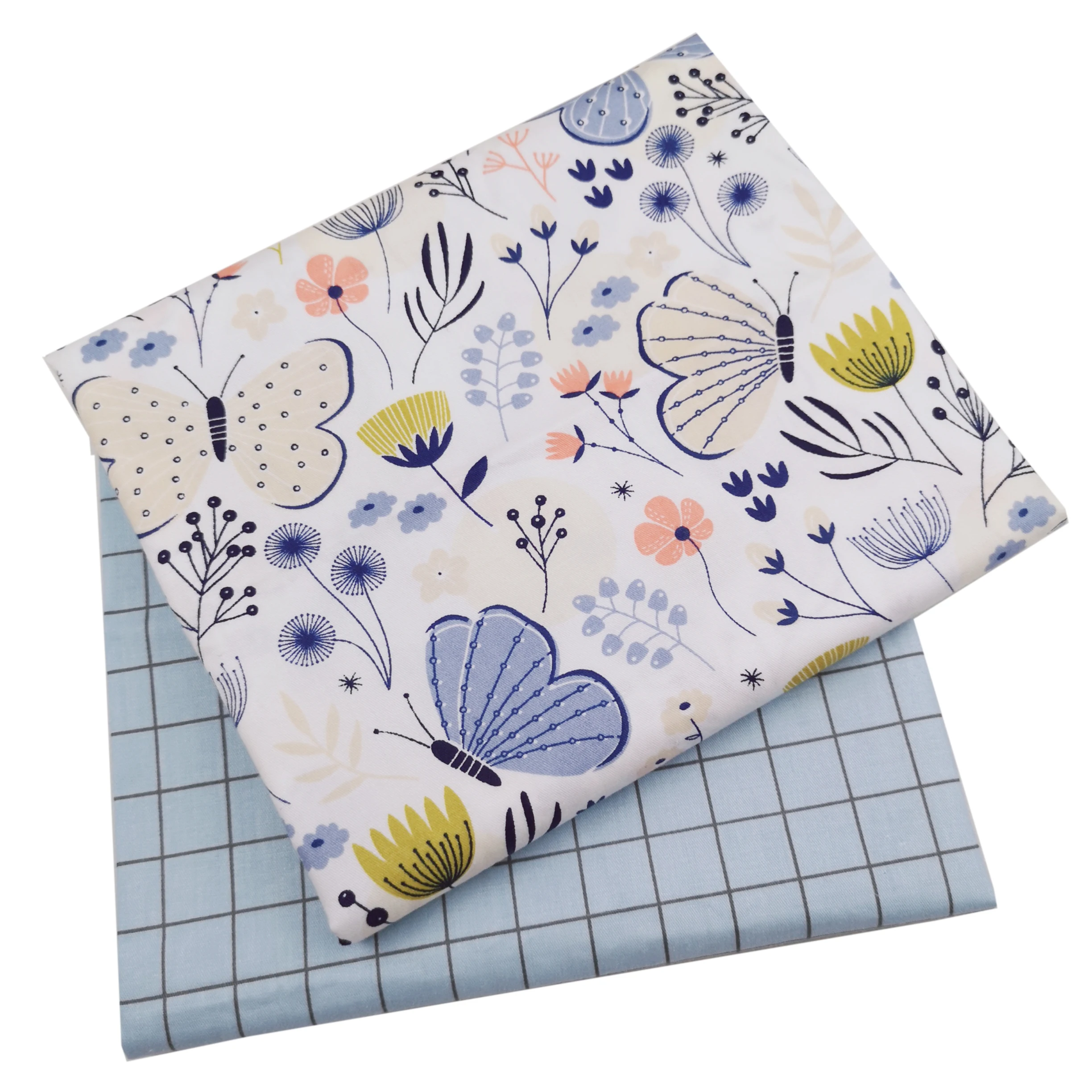 New Diy Home Bedding Textile Apparel Sewing Tissue Tilda Blue Butterfly ...