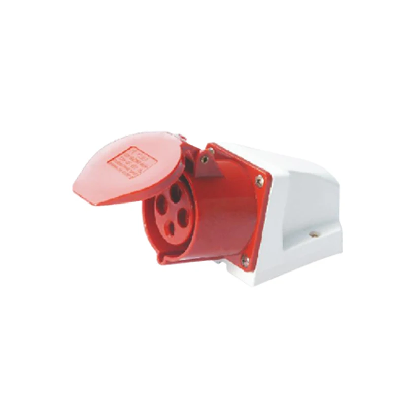 16A 4Pin industrial socket connector SF 114 surface mounted socket ...