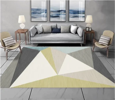 Europe Style Multiple Sizes 6mm 3D Printing Geometric Living Room ...