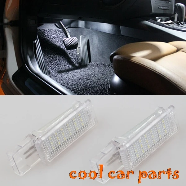화이트 18 LED 조명 유닛 volkswagen N VW GOLF MK6 2009 BOOT FOOTWELL GLOVEBOX ...