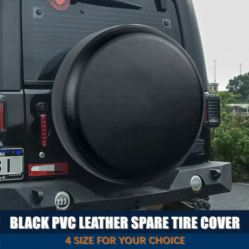 Universal-Black-Heavy-PVC-Leather-Car-Spare-Tire-Cover-For-14-15-16-17 ...