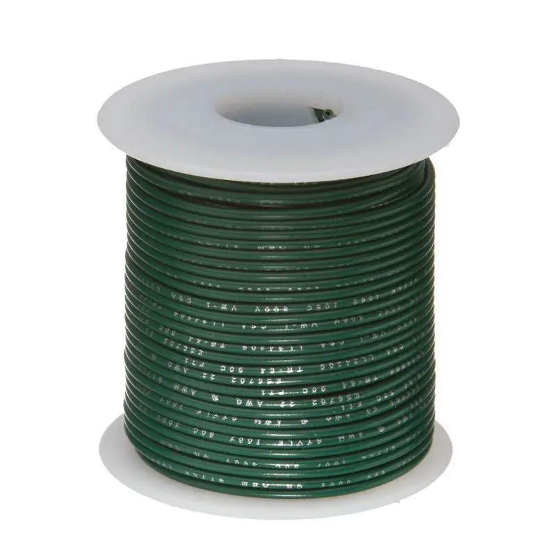 30 Meters UL1007 Green Electronic Wire 22awg 1.6mm PVC Electronic Wire ...