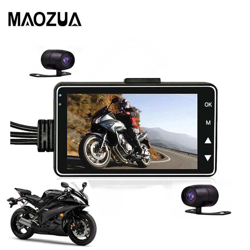 Motorcycle-DVR-Dash-Cam-Dual-Camera-Front-Rear-View-Motorcycle-Recorder ...