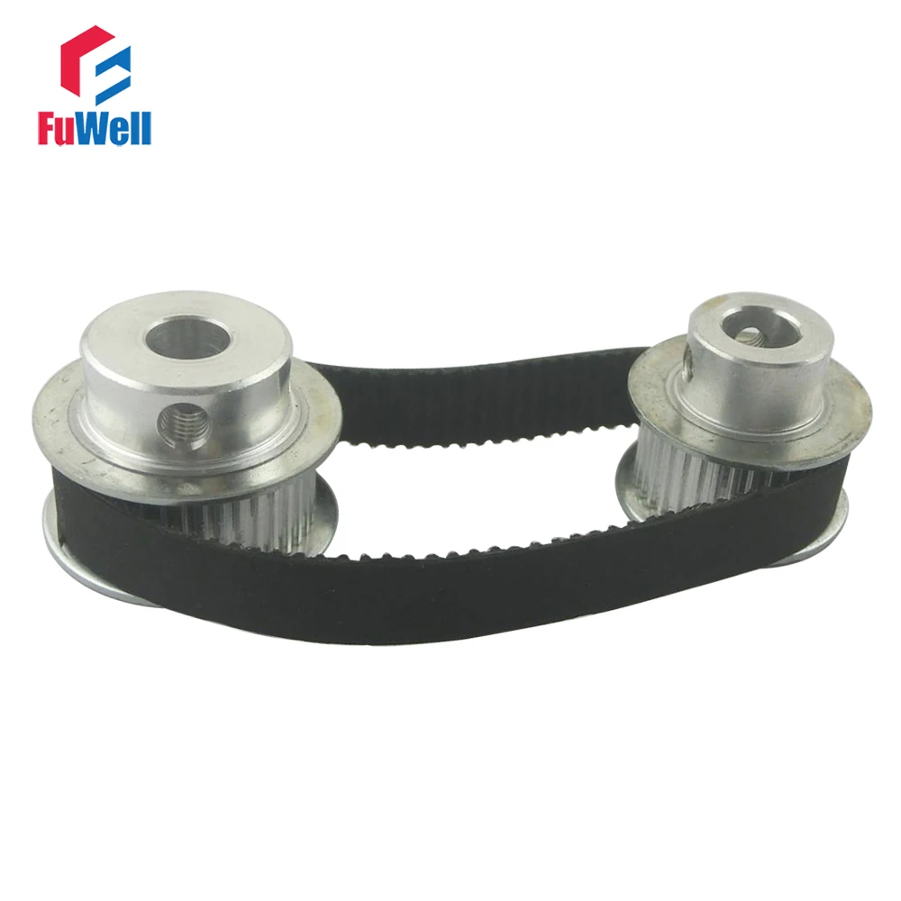 Timing Belt Pulley XL Reduction 1:3/3:1 10T 30T Shaft Center Distance ...