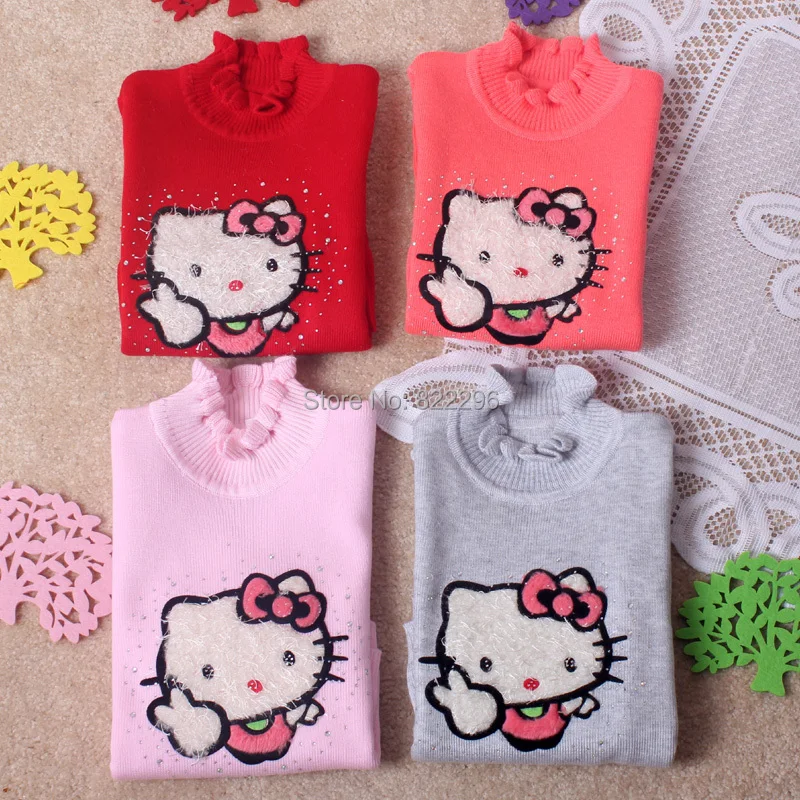 2015 New Fashion Baby Girl Fall Hello Kitty Sweater/ baby girls sweater ...