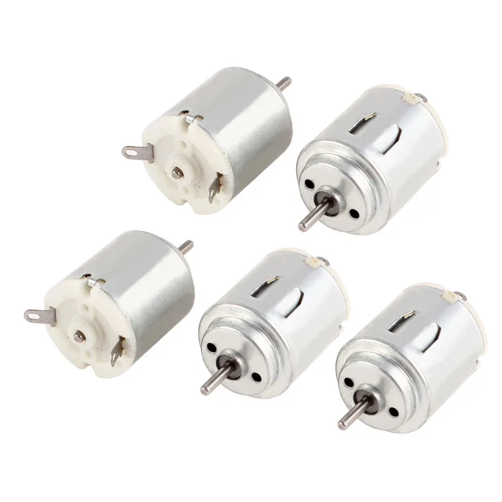 5 Pcs DC 1.5 6V 5000~20000RPM Electric Mini Motor 23x20mm for Toys DIY ...
