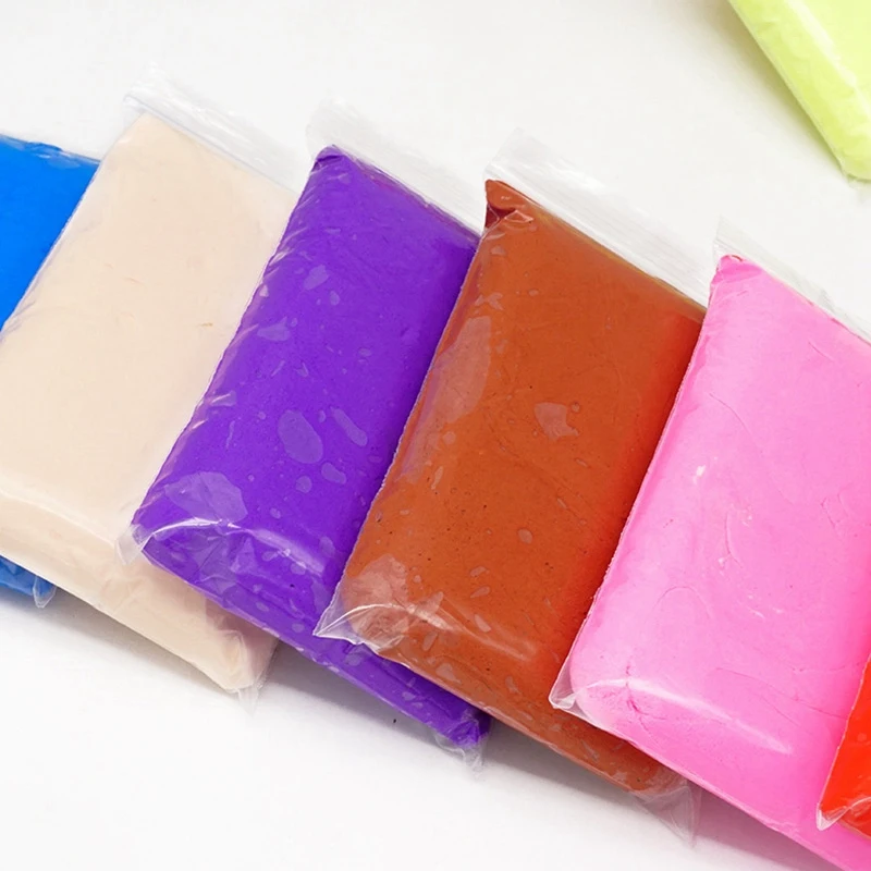 100G/Bag 24 Color Modeling Clay Air Drying Diy Soft Polymer Clay ...