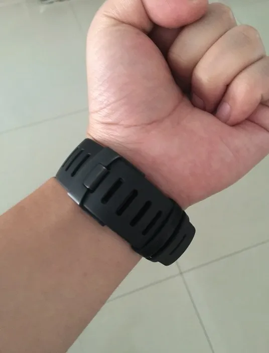 Discount This Month New watch strap silicone strap + buckle fasteners ...