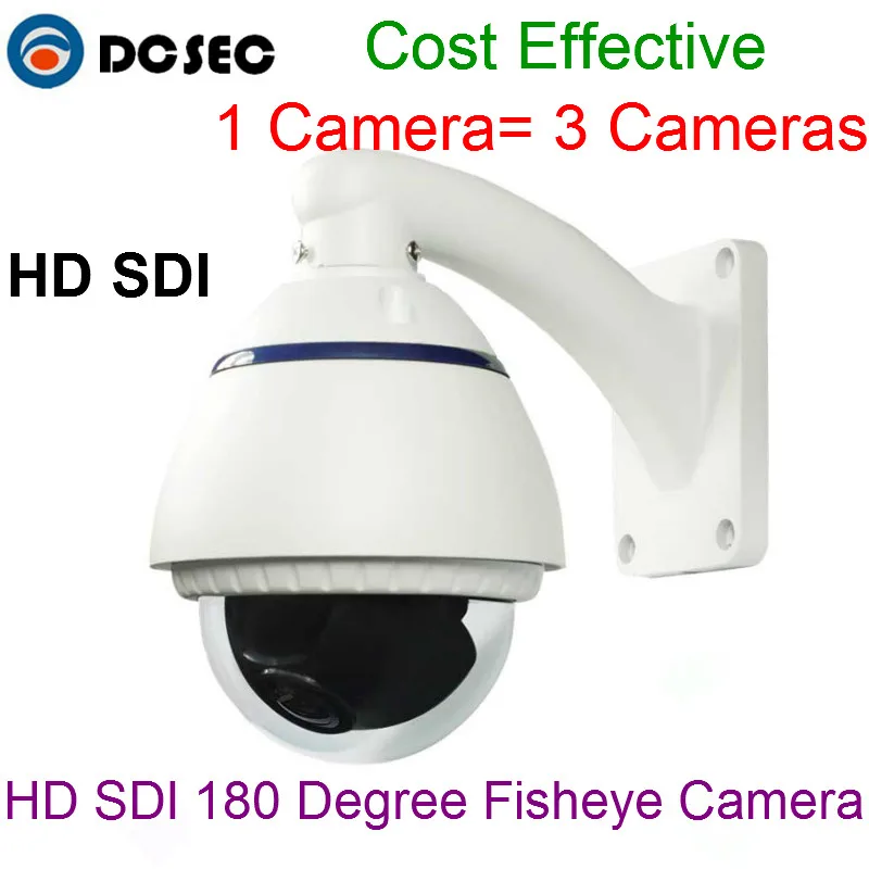Outdoor 2.0 mp 1080P HD SDI 180 degree wide angle Panoramic Fisheye ...