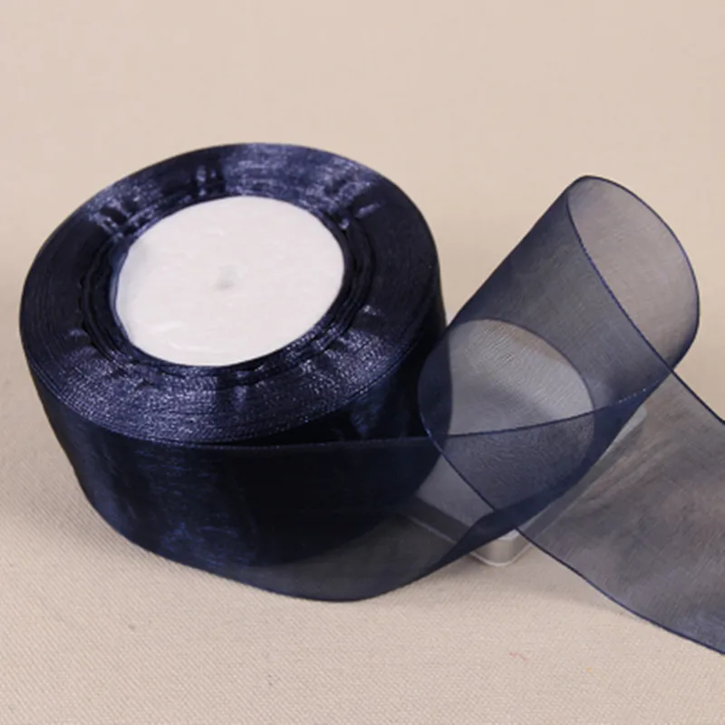 50mm Wide BK19# Navy Dark Blue Decoration Ribbons for Birthday/Wedding ...