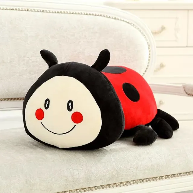 Ladybug Plush Toy Cute Ladybug Stuffed Plush Pillow Creative Doll Super ...