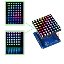 SunFounder 8x8 Full Color RGB LED Matrix Driver Shield + RGB Matrix ...