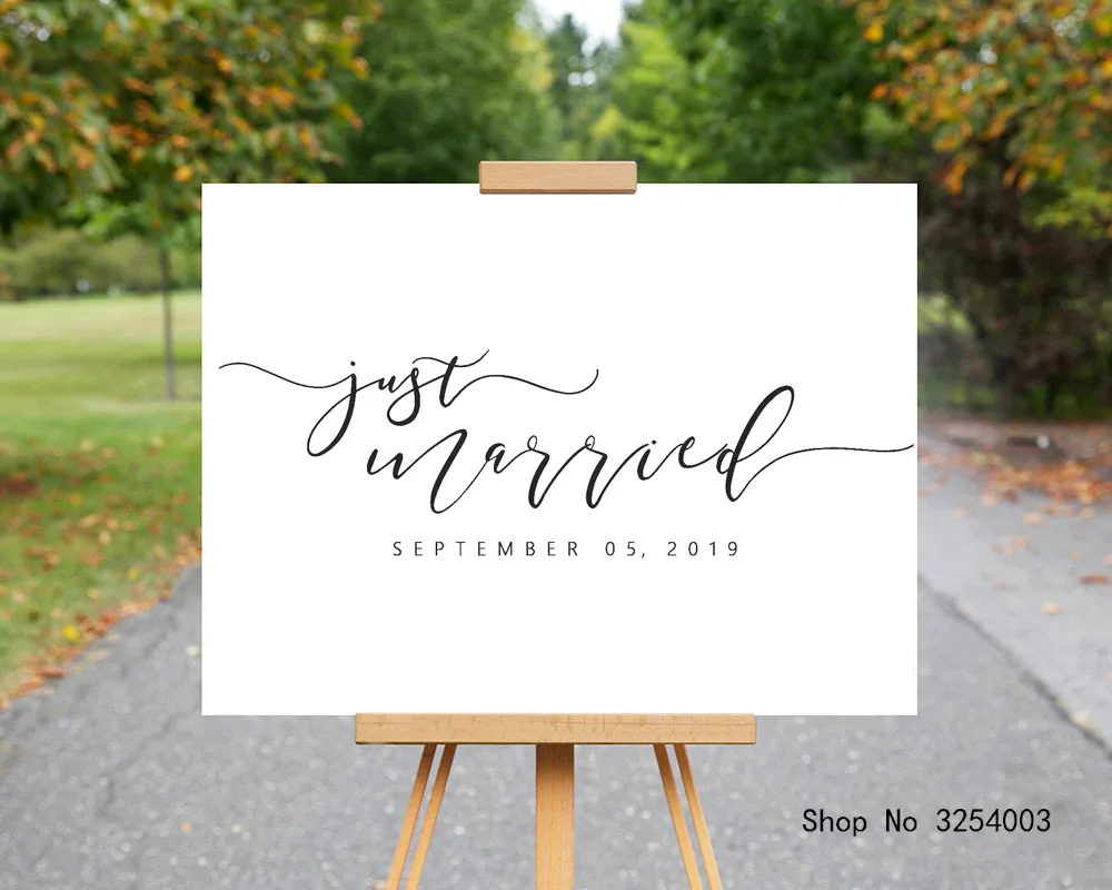 Just Married Sign
