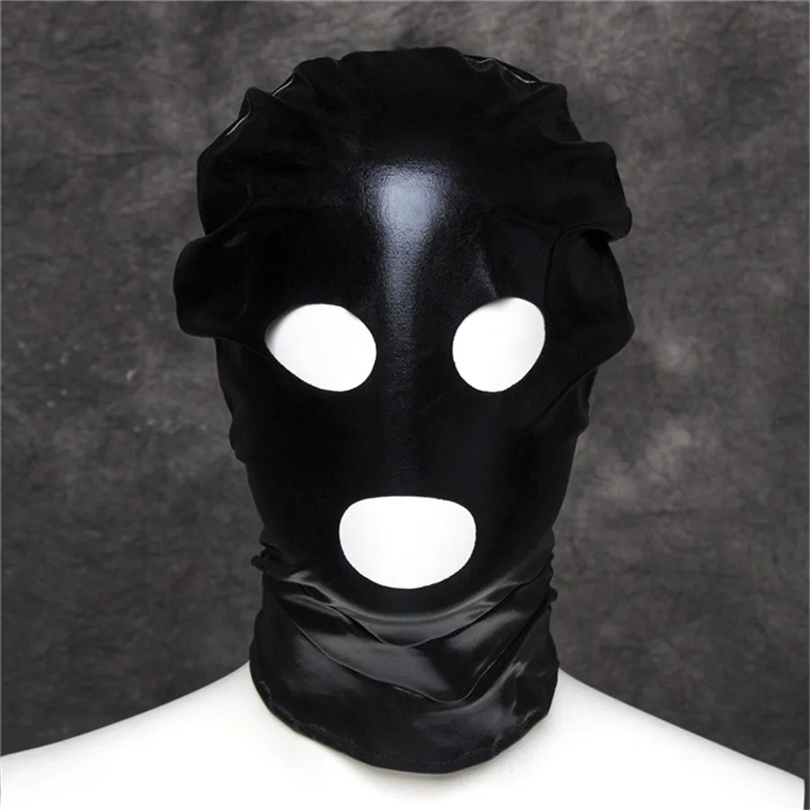 Adult Games Eyes Mouth Unblocked Sex Mask Bdsm Mask Adult Sex Toys Bdsm Bondage Set Fetish Mask