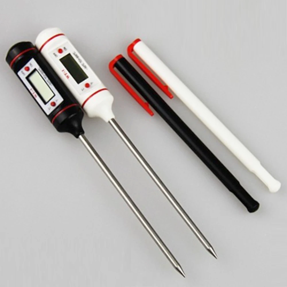 50pcs/lot LCD Digital Display Kitchen Cooking Food Meat Thermometer ...