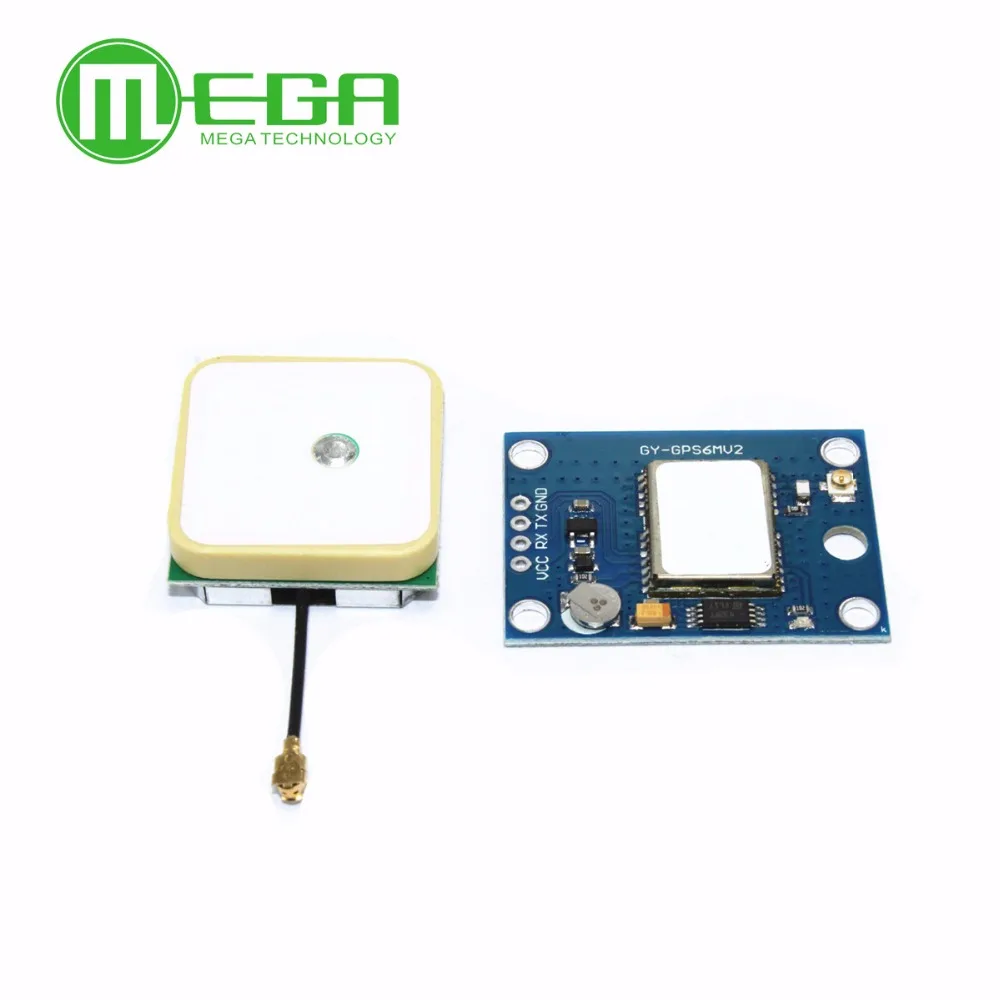 GY NEO6MV2 módulo GPS para arduino, nueva antena grande con Control de vuelo EEPROM MWC APM2.5 ...