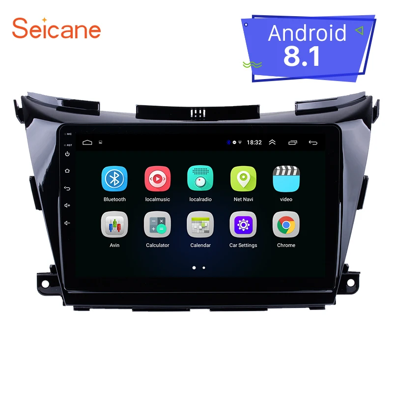 Seicane 10.1 "android 8.1 para nissan murano navara np300 gps carro ...