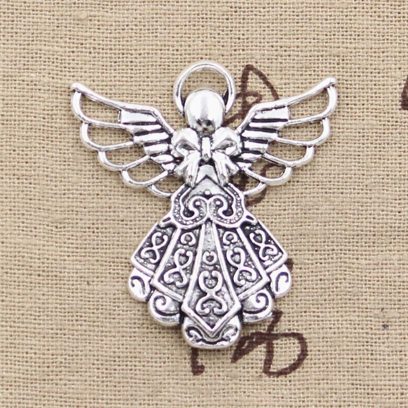 5pcs-Charms-Guardian-Angel-42x38mm-Antique-Silver-Color-Plated-Pendants ...