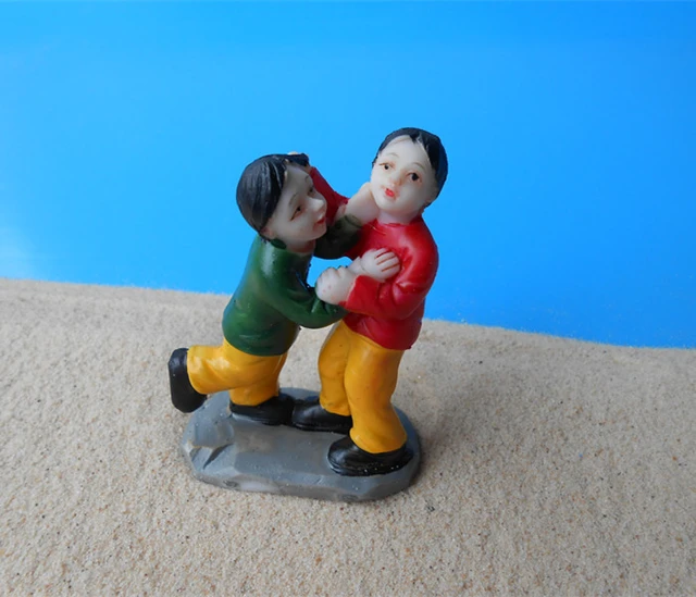 Kids Fighting In A Sandbox