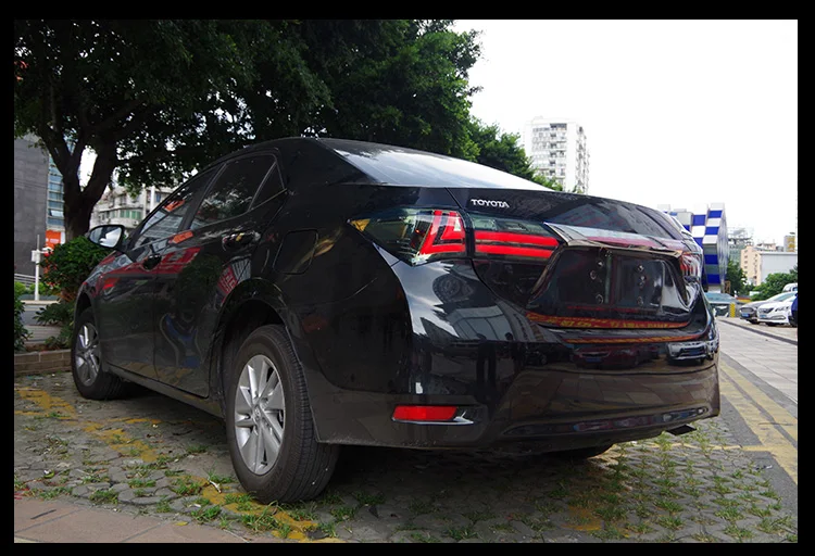 Toyota Corolla Tail Lights 2014-2017 New Altis Led Tail Lamp Light Led ...