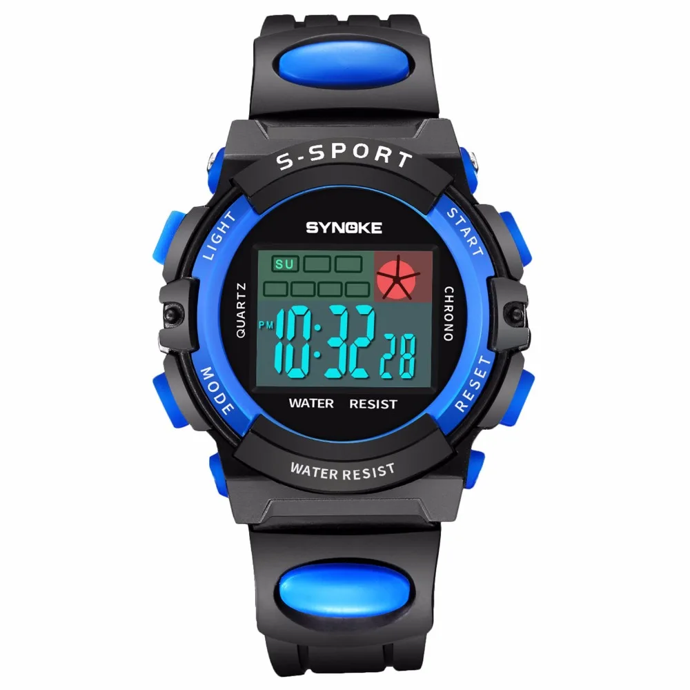 SYNOKE Children Digital Watch Kids Watches Girls Boys Clock Child Sport ...