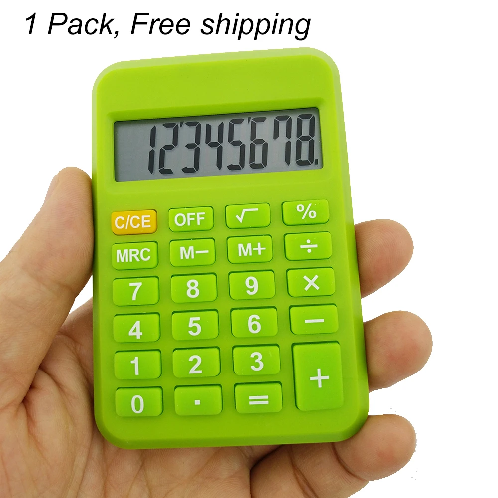2yDream 1 pack handheld candy color portable pocket calculator student ...