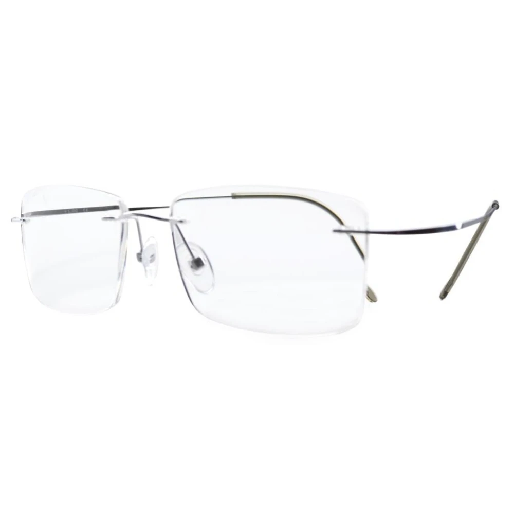 R1509 Eyekepper Titanium Rimless Reading Glasses Readers Men 0005075101251517520