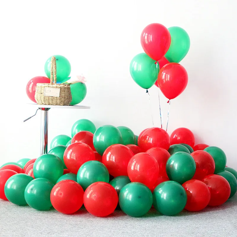 Green And Red Party Decorations
