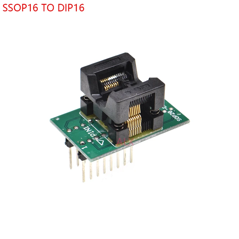 Adaptador SSOP16 TSSOP16 a DIP16, convertidor de toma TSSOP A DIP, chip de prueba IC para paso ...